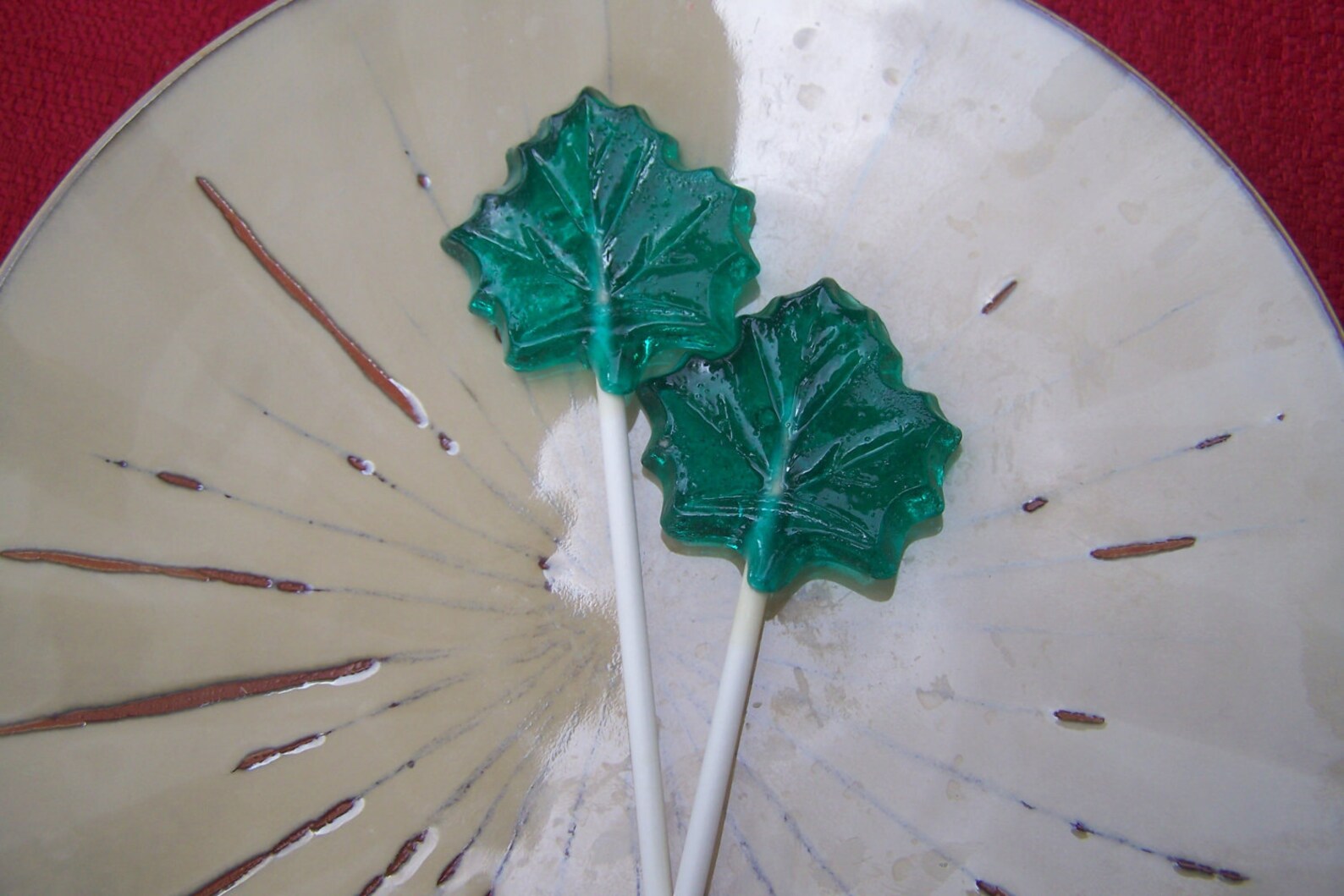 10 Maple Leaf Leaves Lollipops Suckers Party Favors Fall Autumn - Etsy