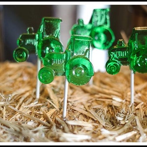 10 Tractors Tractor John Deer Suckers Lollipops Birthday Farm Party ...