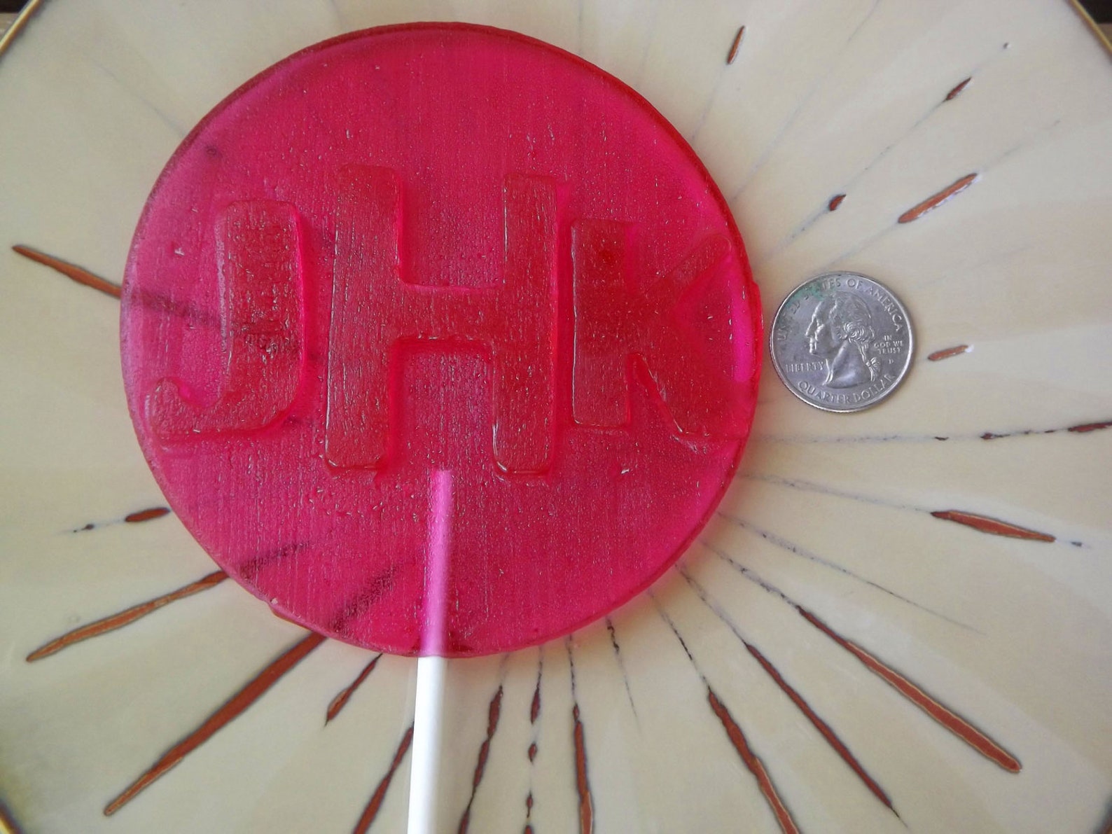 Custom Customized Personalized Candy Lollipops Monogrammed Monogram ...