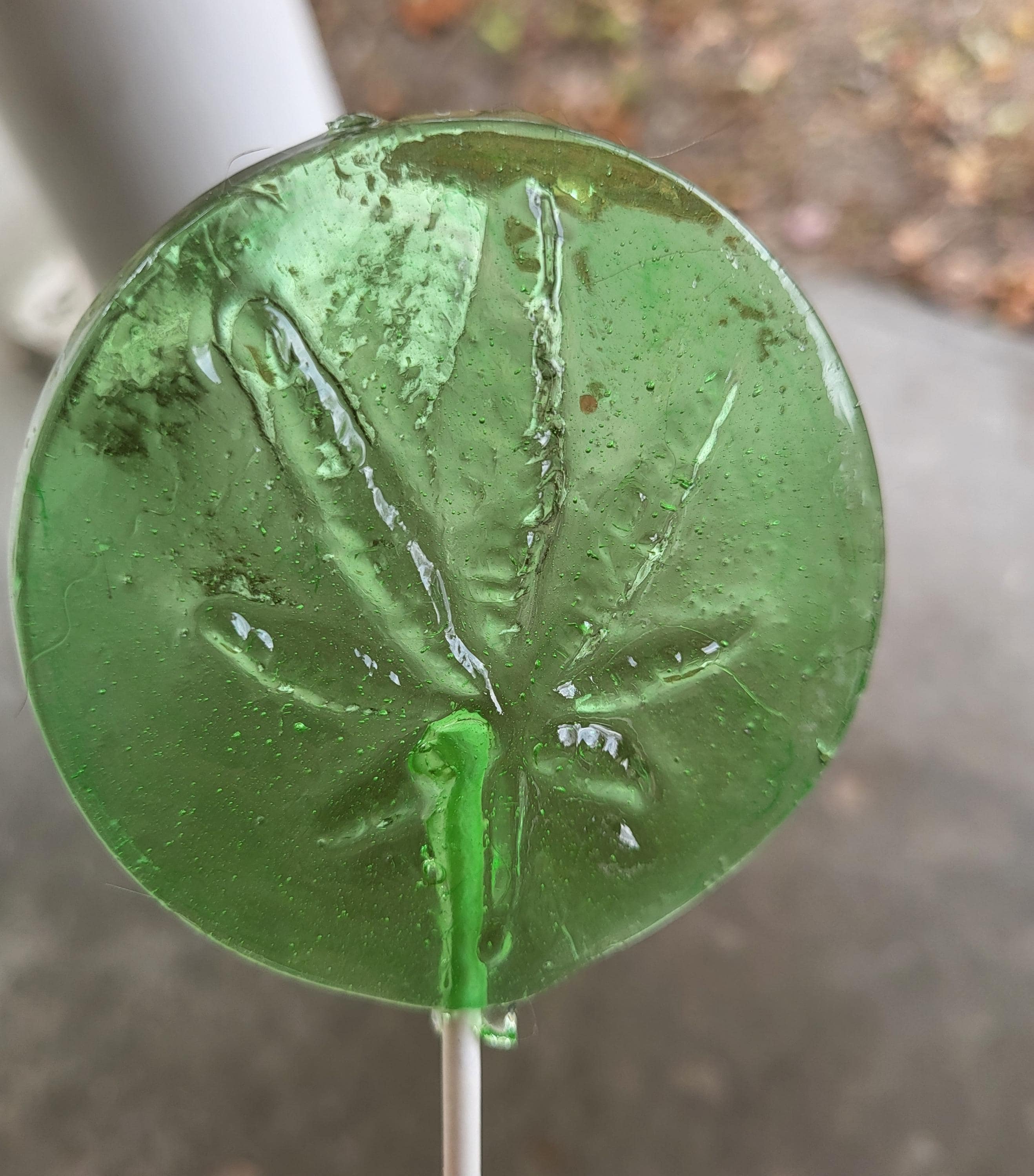 6 Pot Leaf Leaves Lollipops Sucker Party Favor Cannabis Marijuana Mary ...
