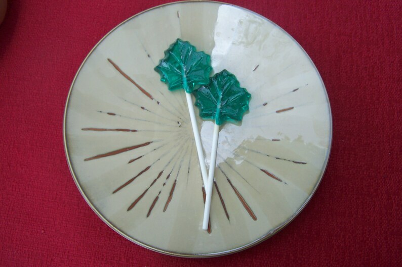 10 Maple Leaf Leaves Lollipops Suckers Party Favors Fall Autumn - Etsy