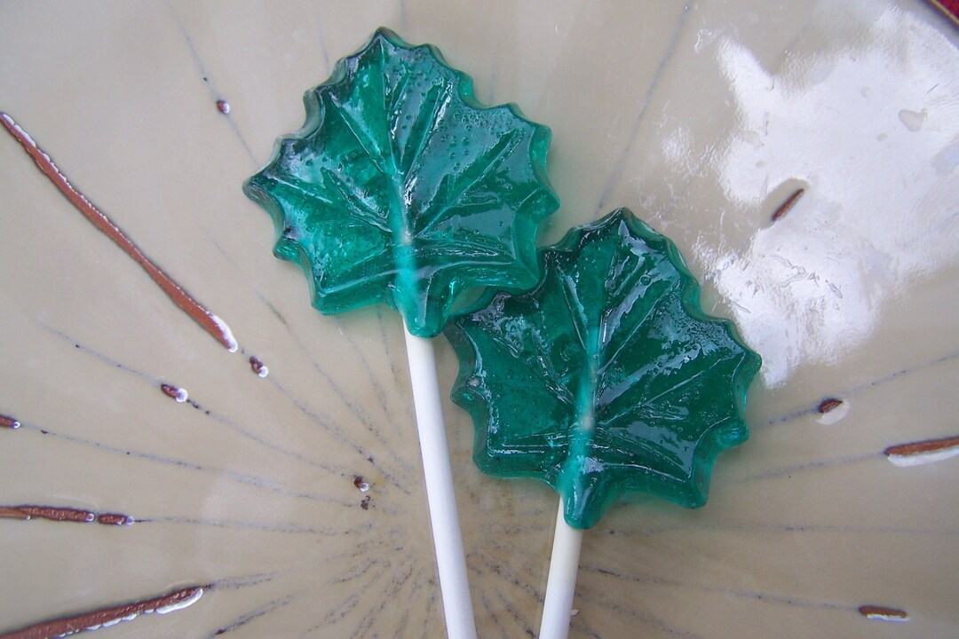 10 Maple Leaf Leaves Lollipops Suckers Party Favors Fall Autumn - Etsy