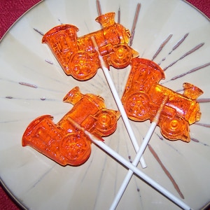 10 Train Trains Suckers Lollipops Party Favors Thomas Percy - Etsy