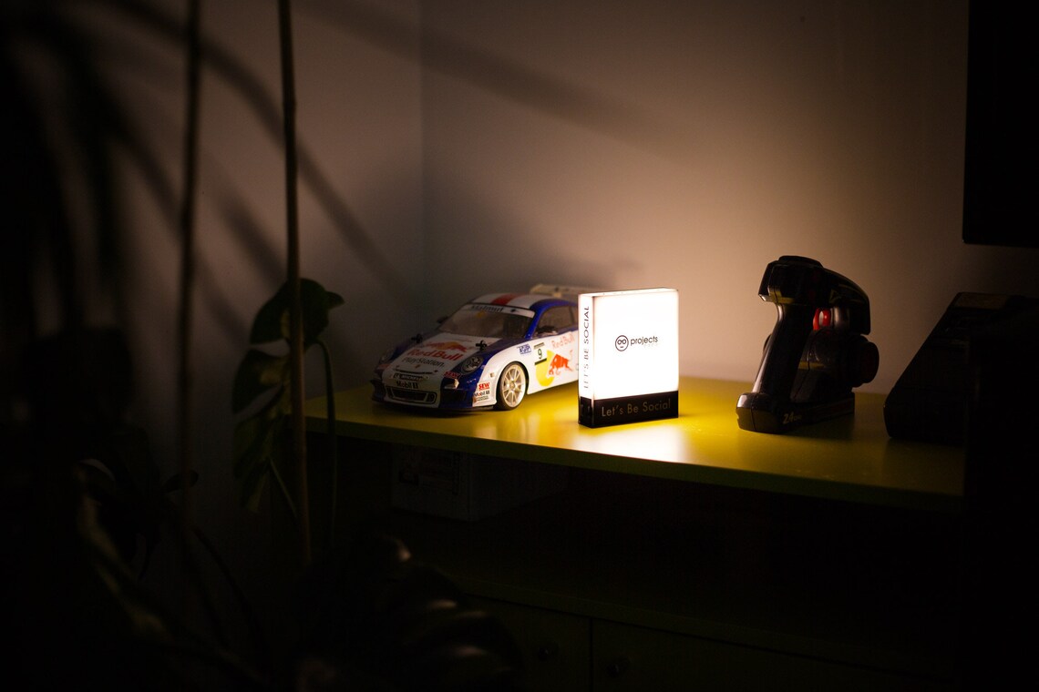 Rechargeable Custom LED Qr Code | Social Media Sign Scan to Pay ...