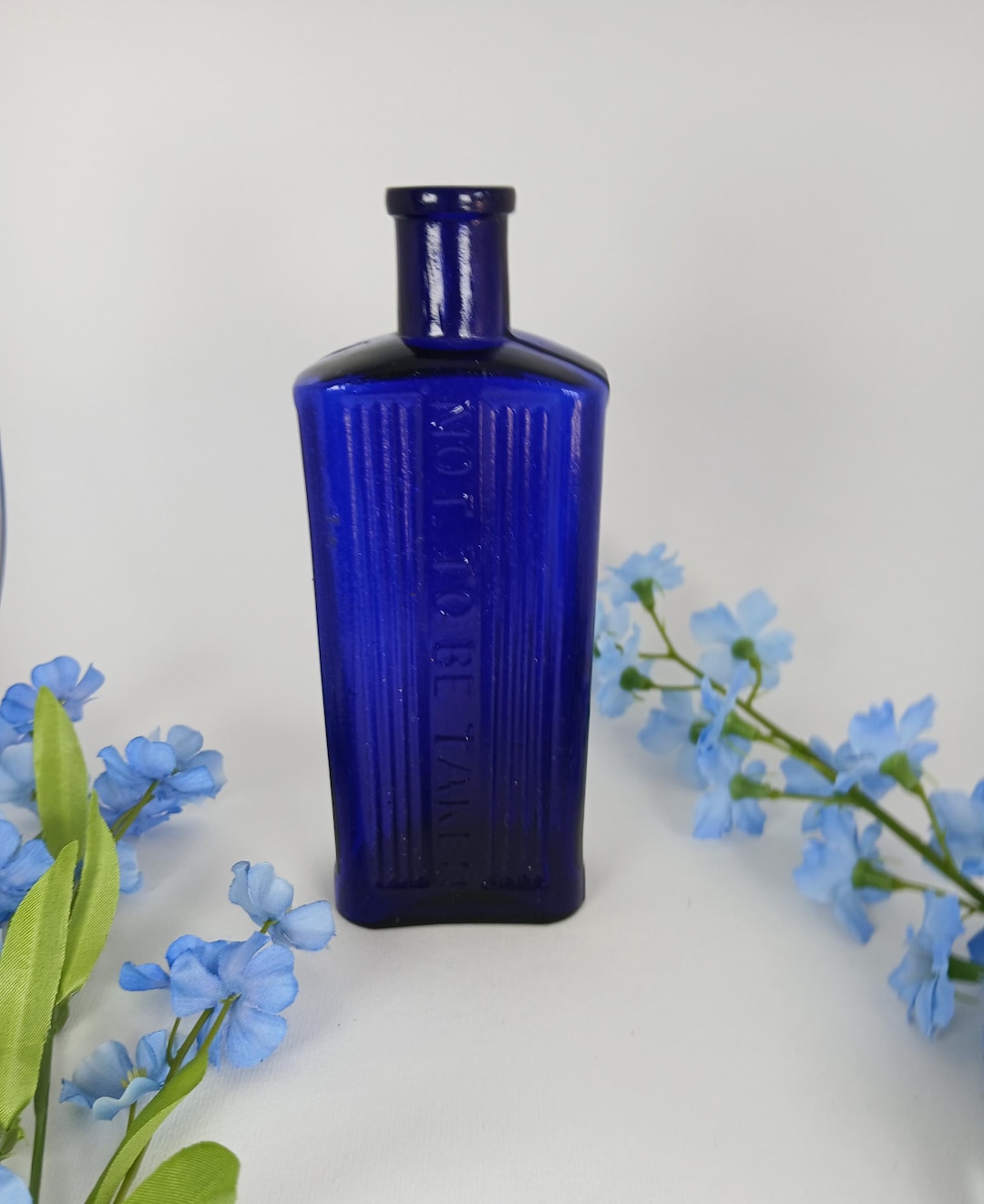 Large Antique Old Poison Bottle, Rectangular, Not to Be Taken ...