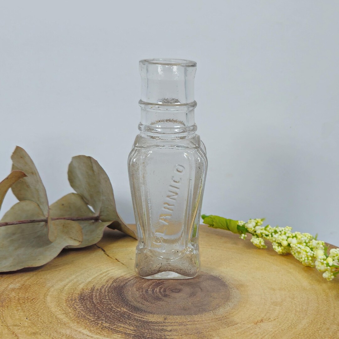 Antique Clarnico Breath Mints Bottle, Small Vintage Glass Bottles ...