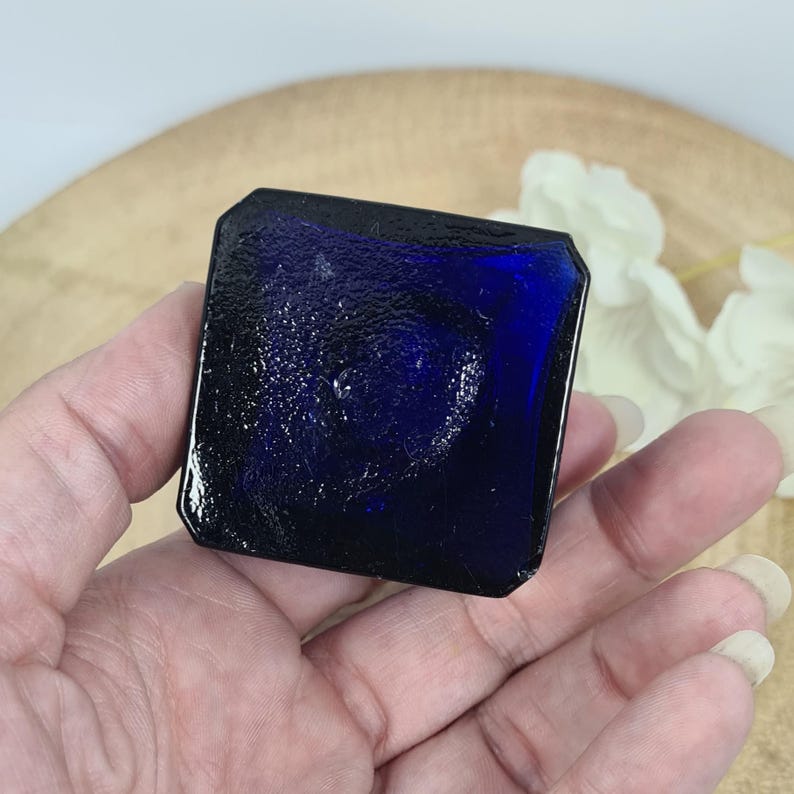 Antique Cobalt Blue Glass Ink Bottle, Victorian Inkwell (402) - Etsy