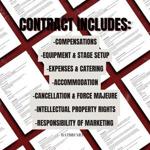 Live Performance Contract Template for Artists | Venues | Musicians ...