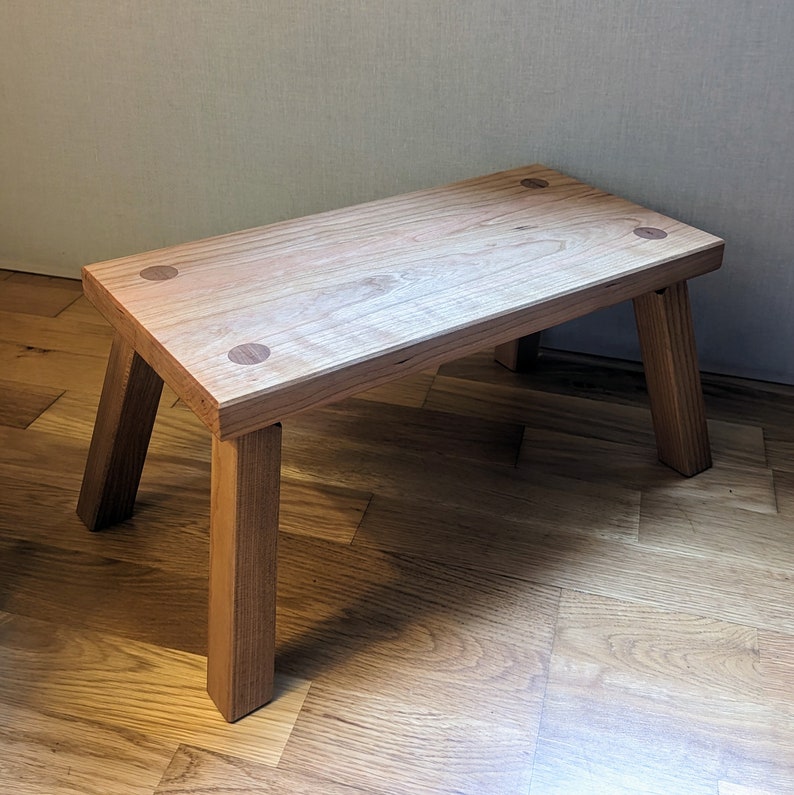 Solid Oak Footstool, Small Stool - Etsy