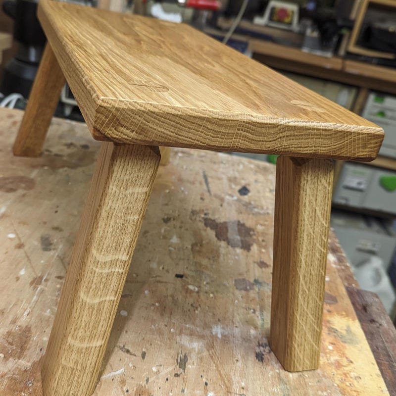 Oak Footstool - Etsy
