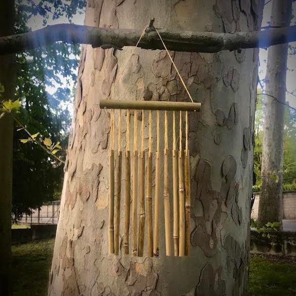 Bamboo Wind Chime - Etsy