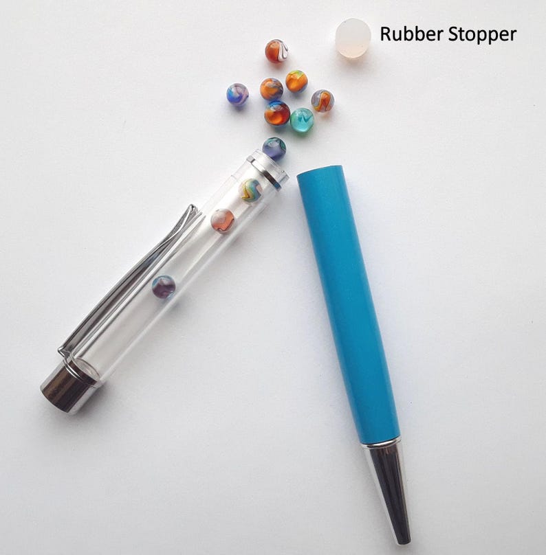 Handmade Mini Marbles in a Pen | Micro Marbles | Ball Point | Glass Art ...