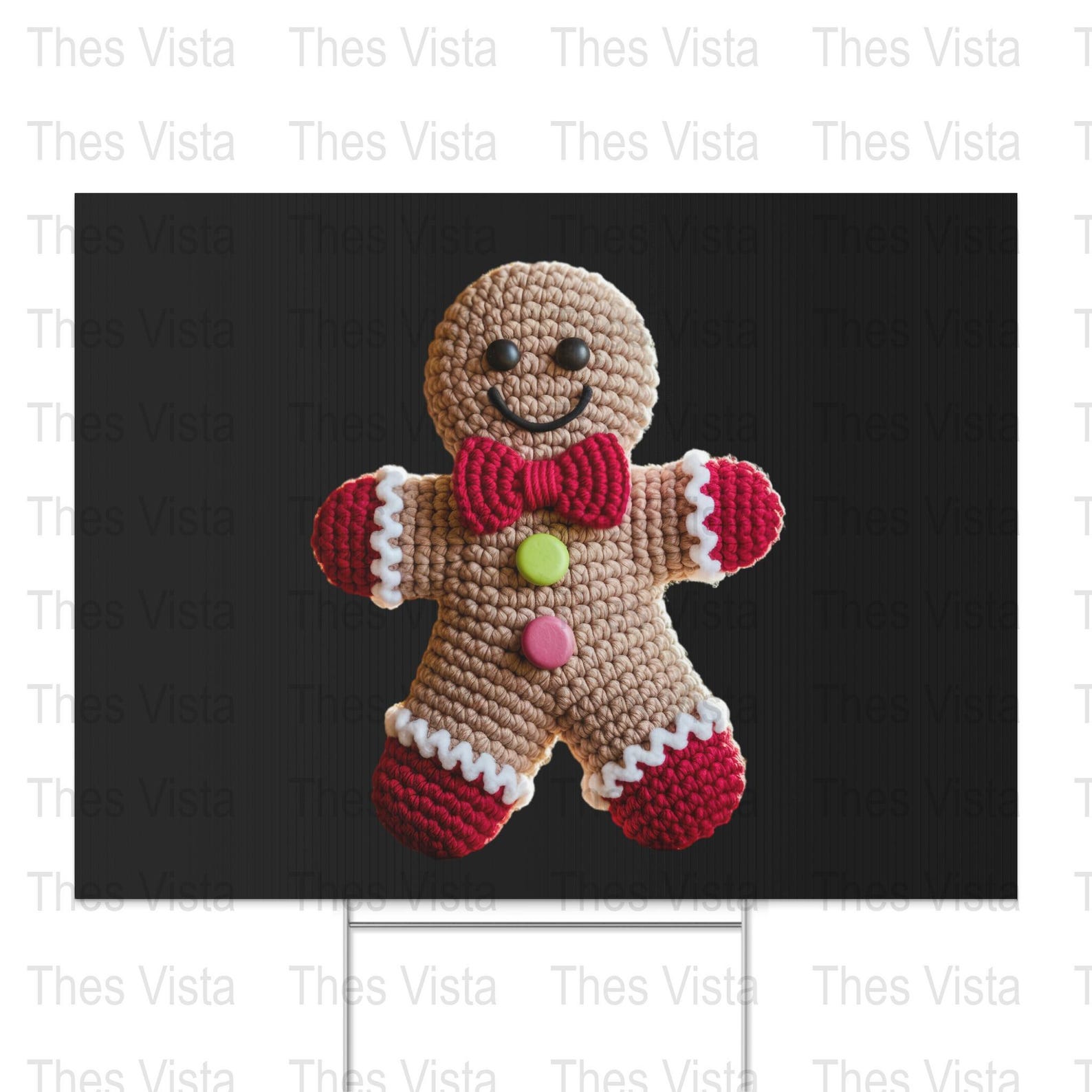 Knitted Gingerbread Man POD Design, 300 Dpi Png Jpg Pdf, Cute Christmas ...