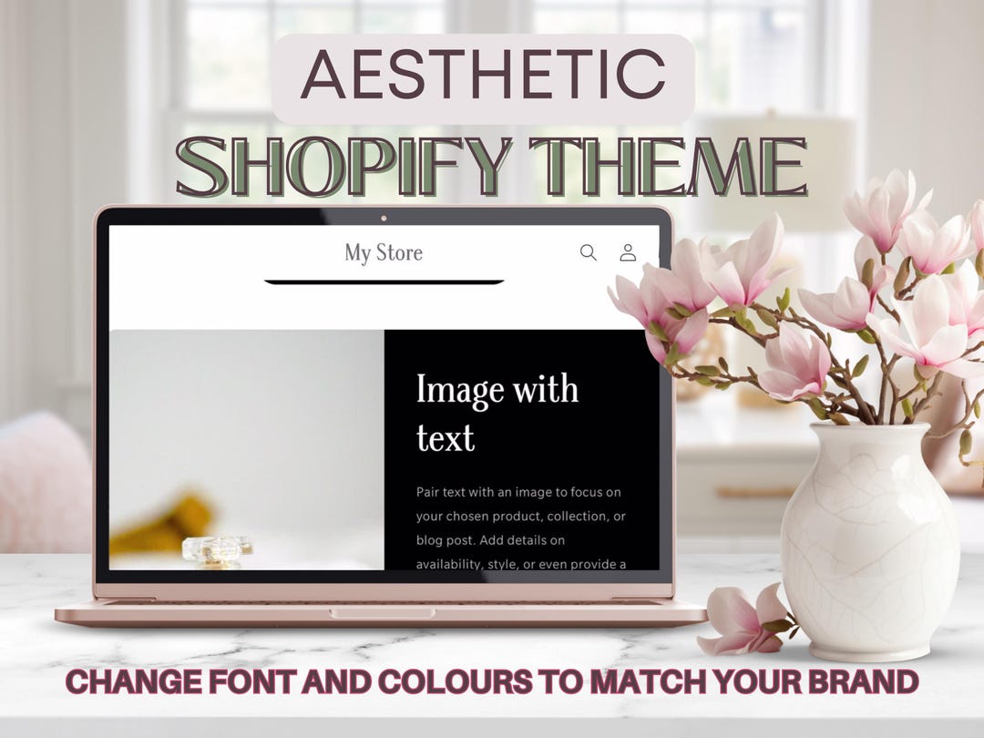 Aesthetic Shopify Theme Template for Digital Products – Easy Setup ...