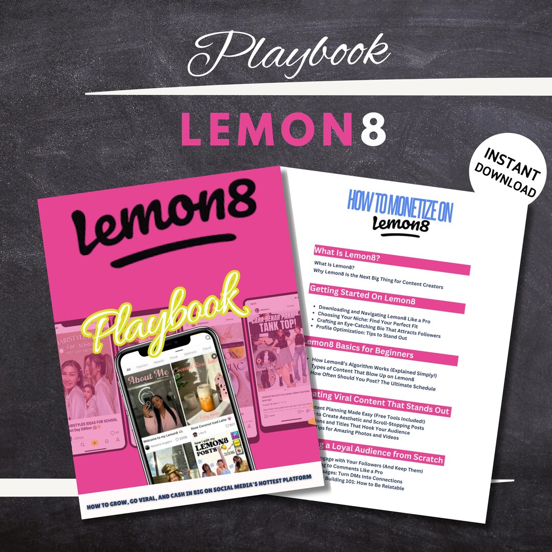 Lemon8 Playbook for Creators – Grow Fast, Go Viral & Monetize With Ease ...