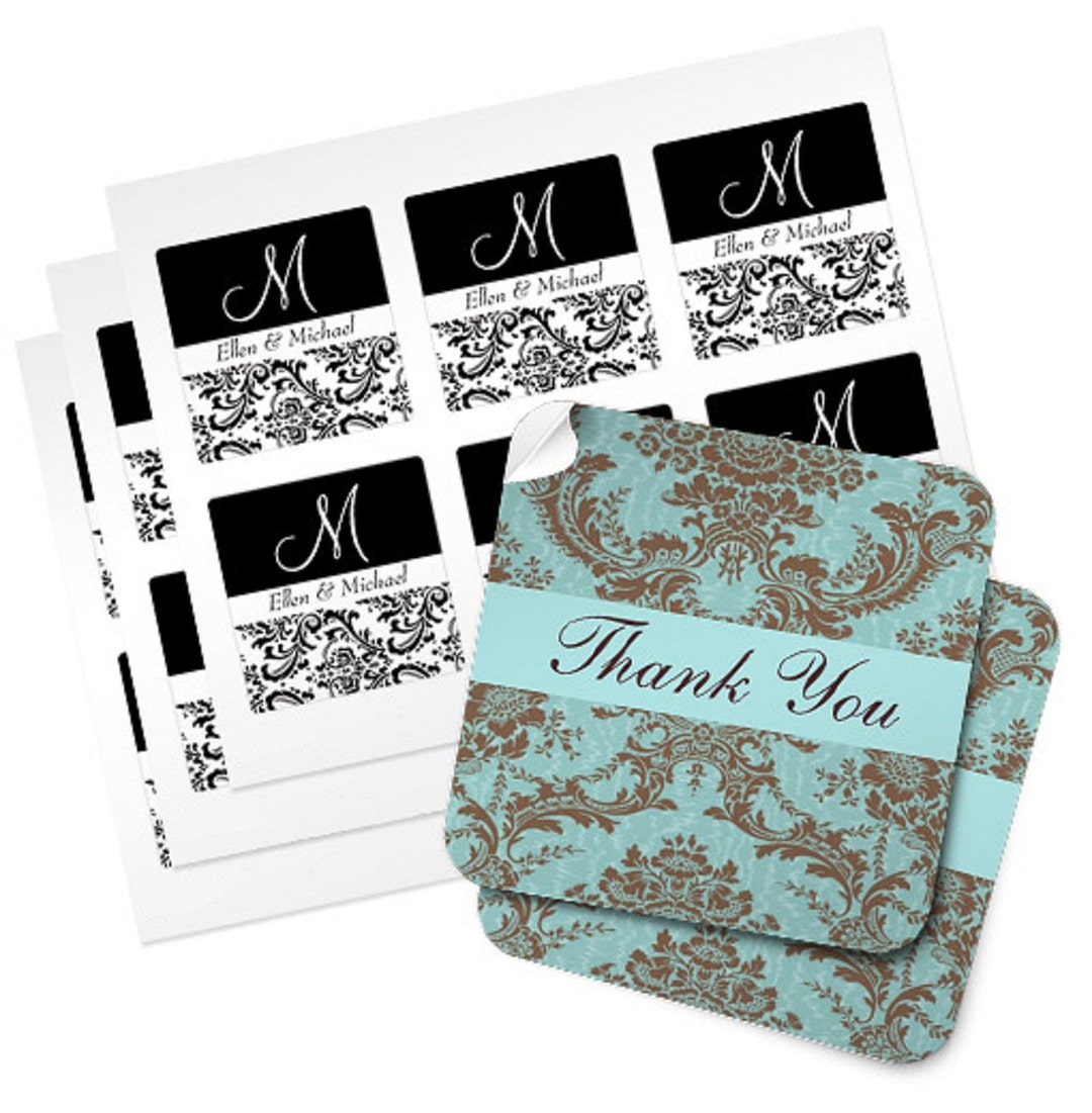 Made in USA 24 - 3 Inch Custom GLOSSY SQUARE Stickers - Professionally ...