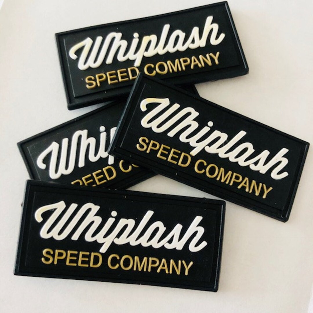 100 Custom PVC Patches - Rubber Patch - up to 3 Colors - up to 3"x3 ...