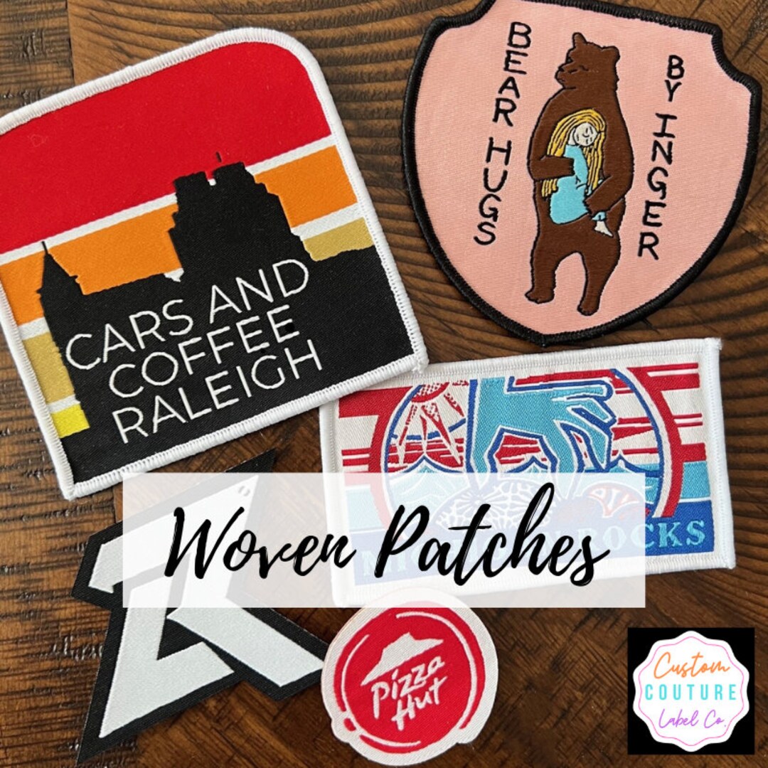 Custom Patches - Woven Patches - Sew on Patches - Iron on Patches ...