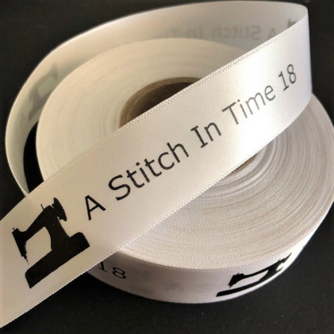 Custom Printed Satin Ribbon Personalized Satin Ribbon | Etsy