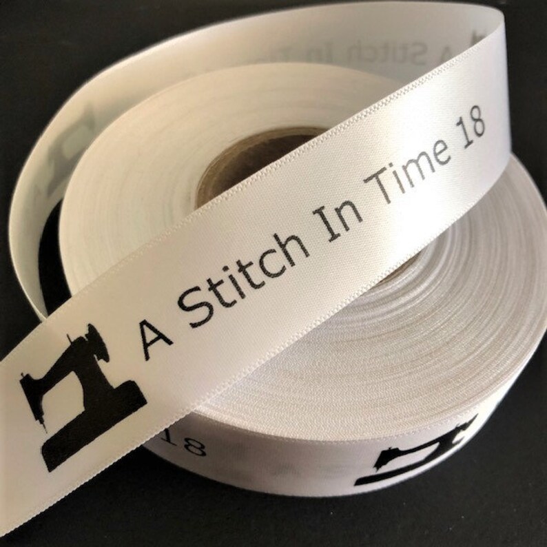 Custom Printed Satin Ribbon Personalized Satin Ribbon - Etsy