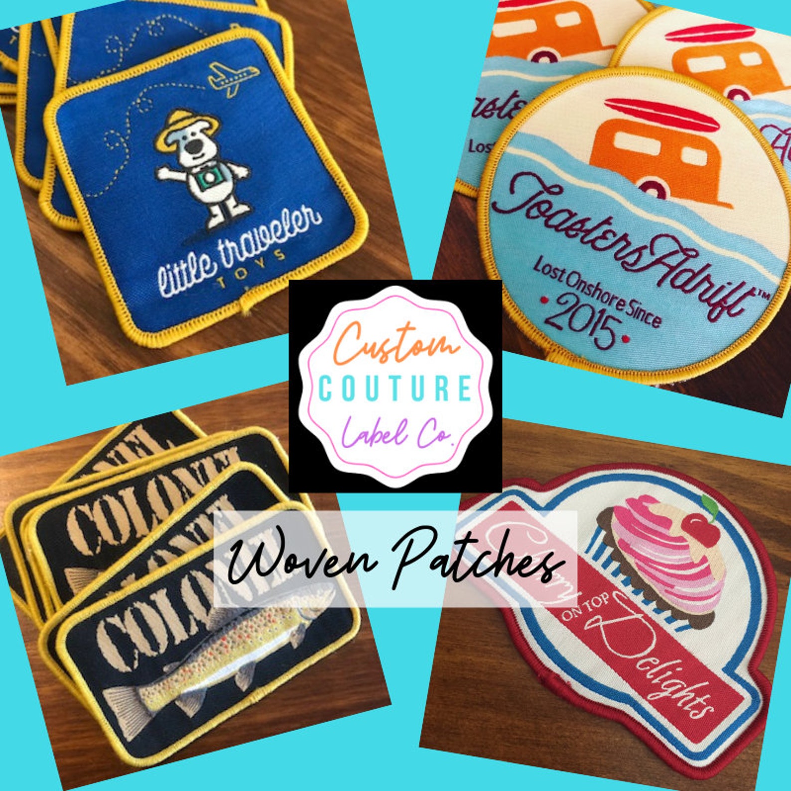 Custom Patches Woven Patches Sew on Patches Iron on - Etsy