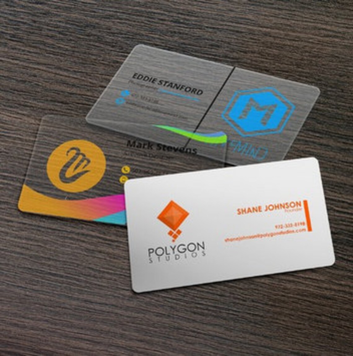 Custom Plastic Business Cards or Hangtags Clear Frosted or | Etsy