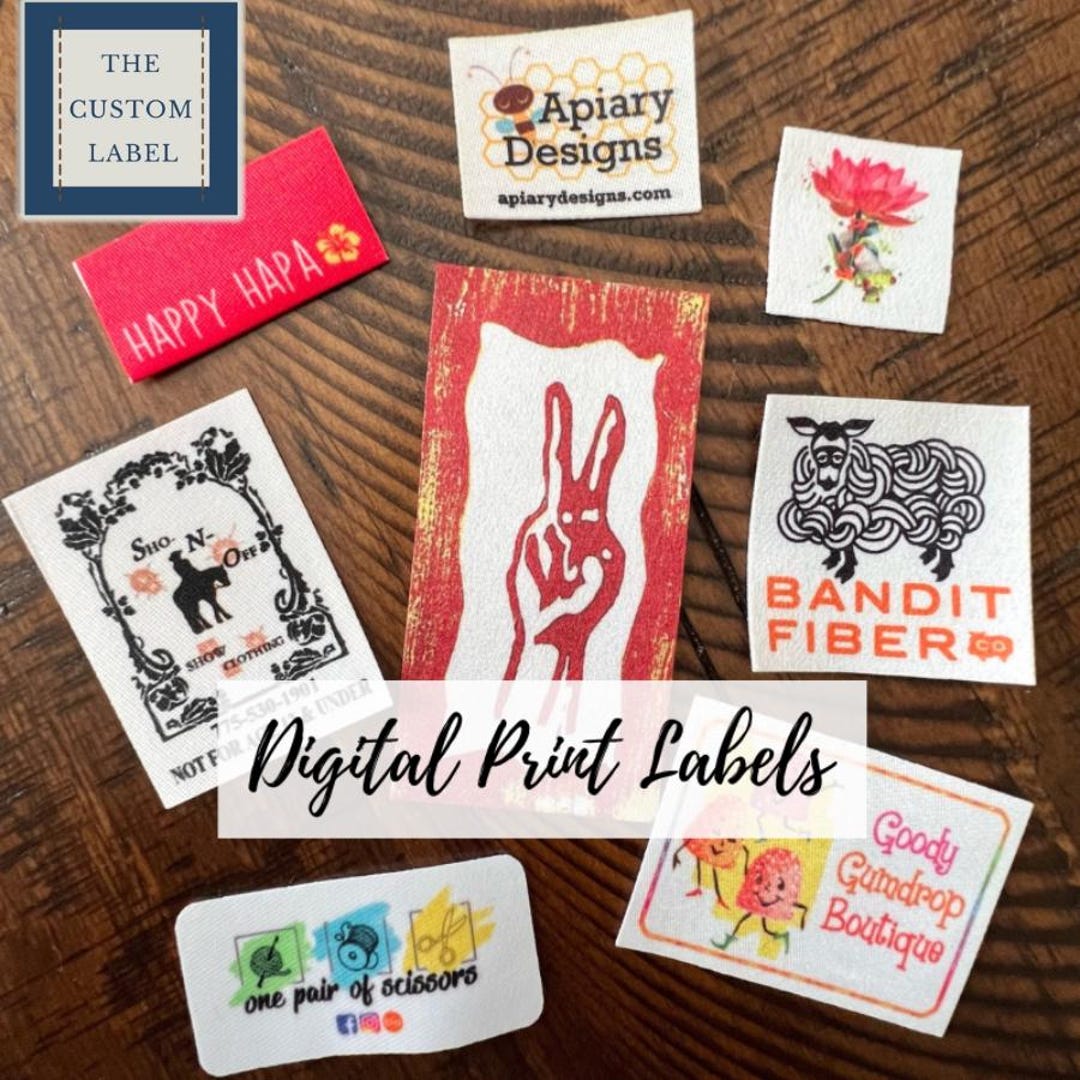 Custom Printed Clothing Labels - Sew In, Iron On, Self Adhesive - USA ...