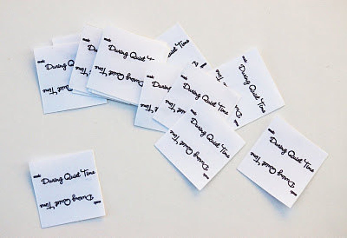 50 SEW ON Custom Printed Clothing Labels Sewing Tags | Etsy