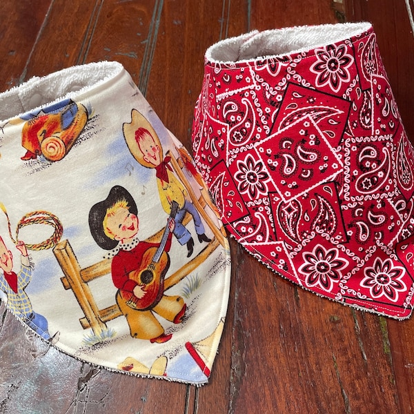Cowboy Bib - Etsy