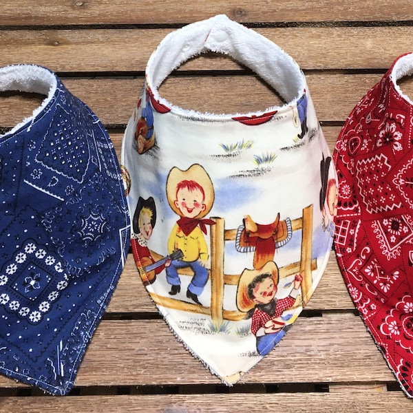 Cowboy Bib - Etsy
