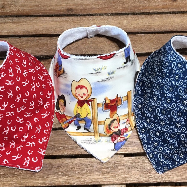 Cowboy Bib - Etsy