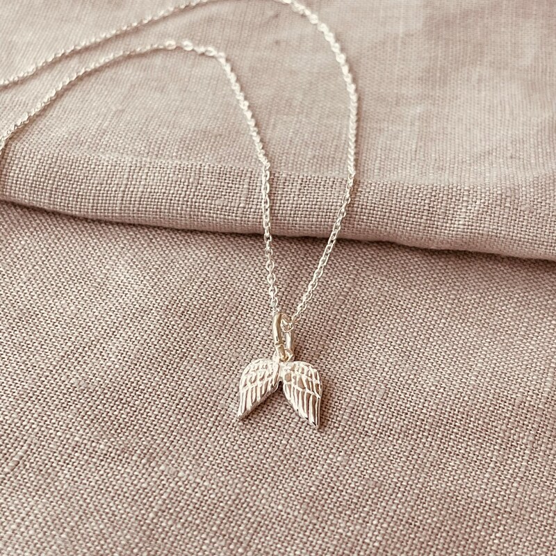 Angel Wing Necklace - Etsy