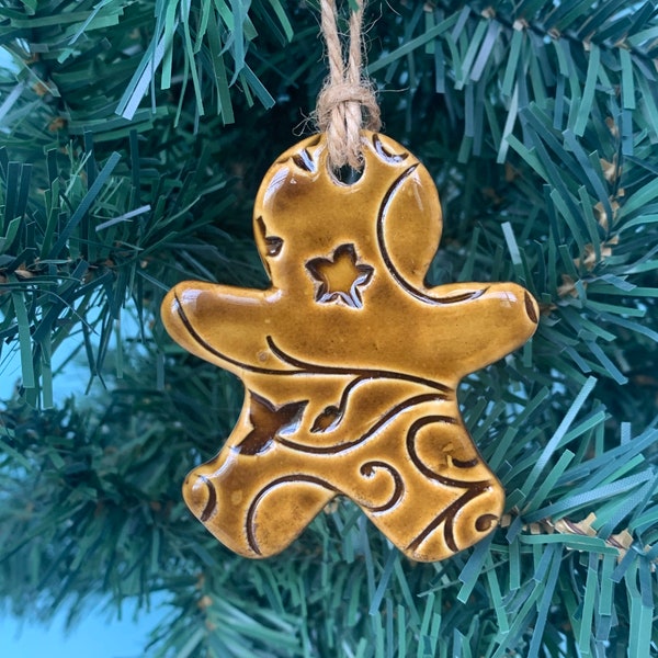 Ceramic Christmas Ornament - Etsy