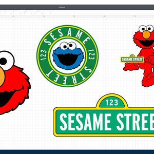 525+ Svg Bundle Layered Item, Elmo Svg Clipart, Street Monster ...