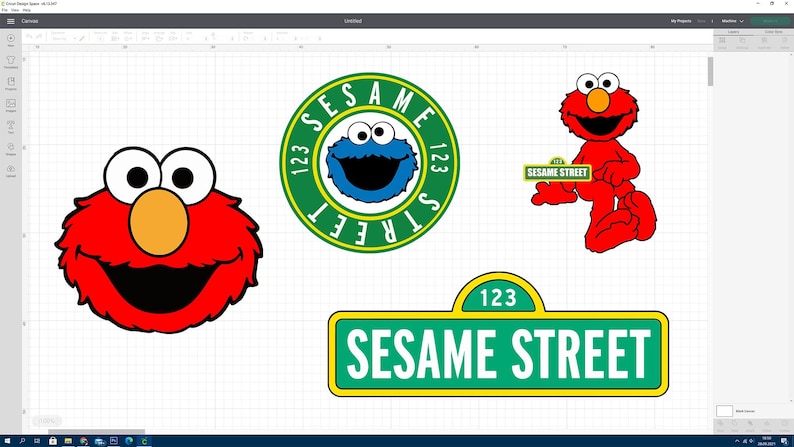 525+ Svg Bundle Layered Item, Elmo Svg Clipart, Street Monster ...