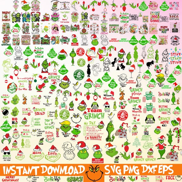 Grinch Svg - Etsy