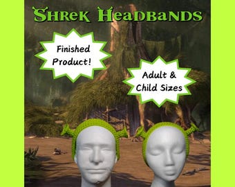 Shrek Headband - Etsy