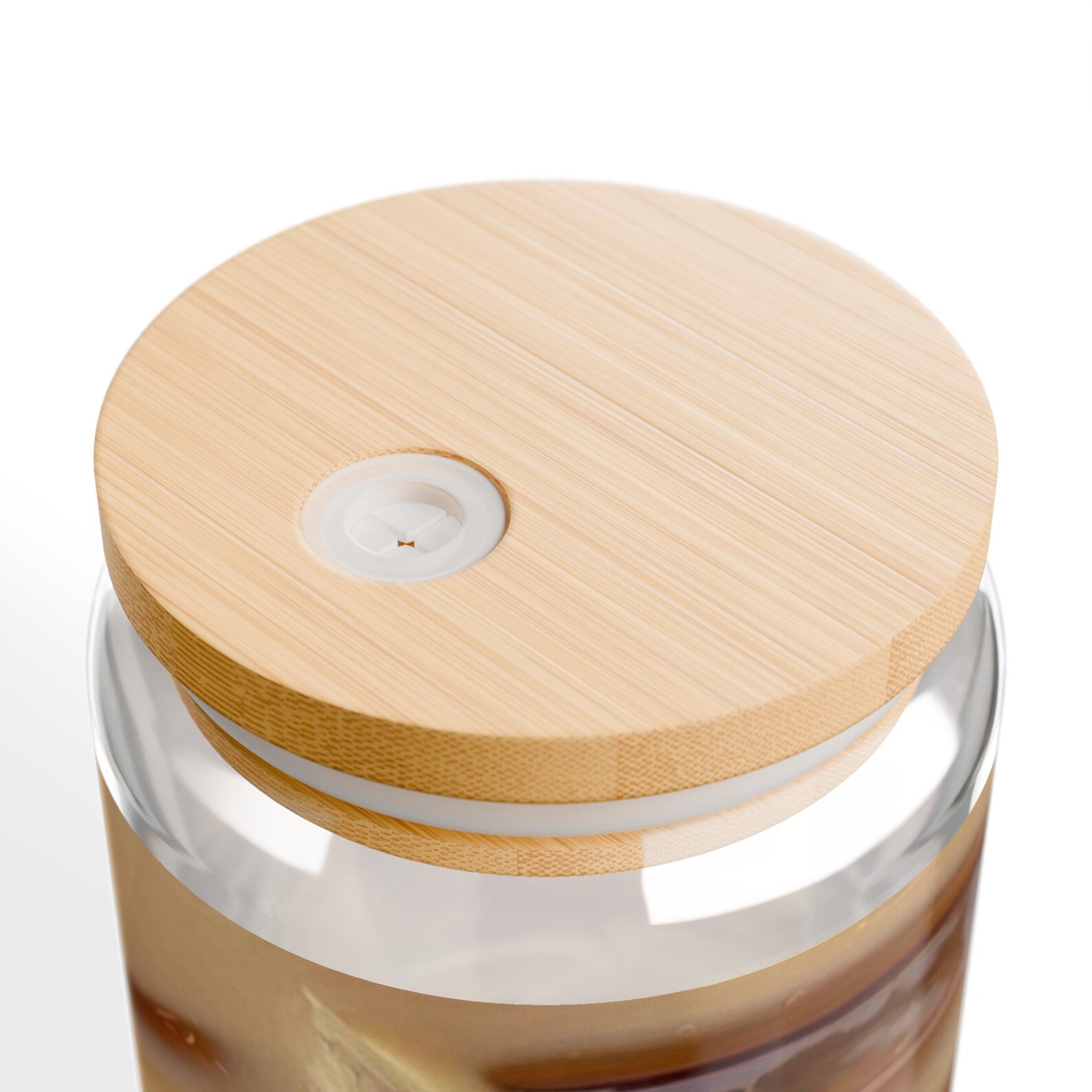 Ice Latte Sipper Glass, Clear Coffee Design 16oz Soda Can, Tumbler ...