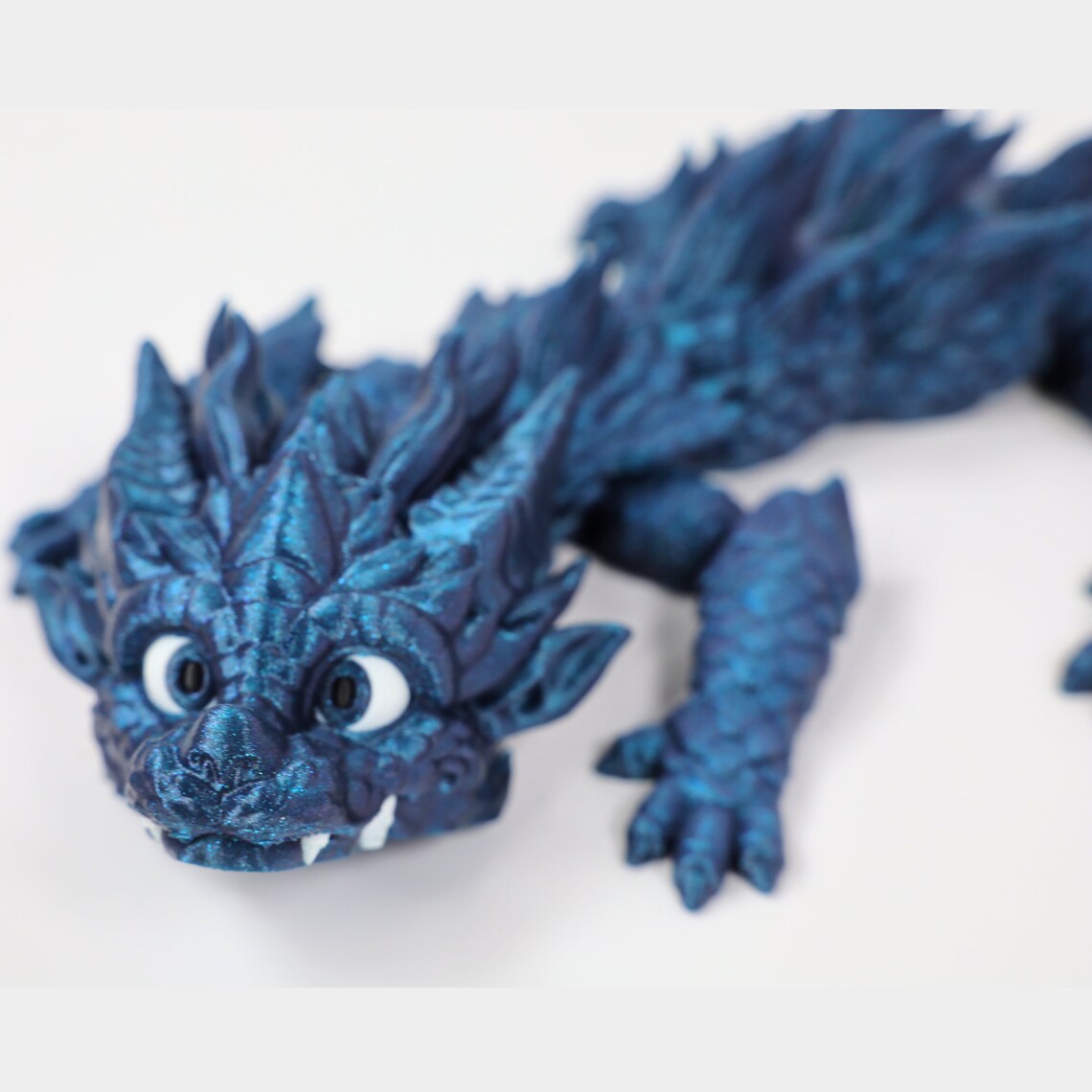 3D Printed Baby Dragon, Cute Dragon, Articulated Dragon Figurine ...
