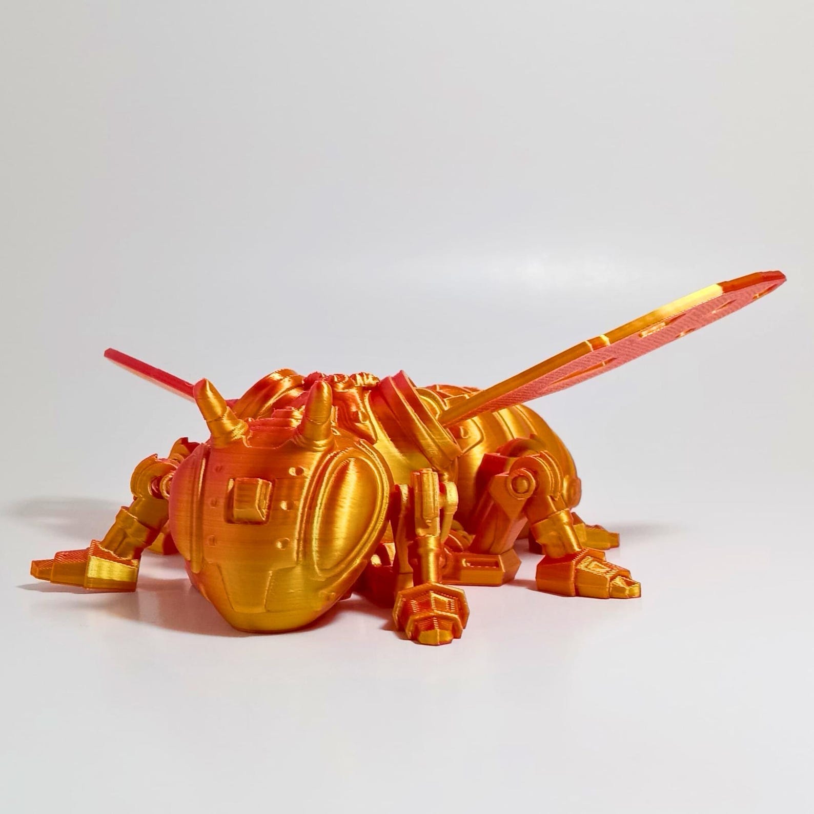 Mechanical Bee 3D Printed Articulated Office and Home Decor, Custom Car ...