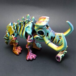 Mammoth Articulated Sensory & Fidget Figure, 3D Printed Mammoth ...