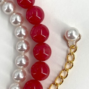 Red Hibiscus Knitting Row Counting Abacus Bracelet Item No. 1403 - Etsy