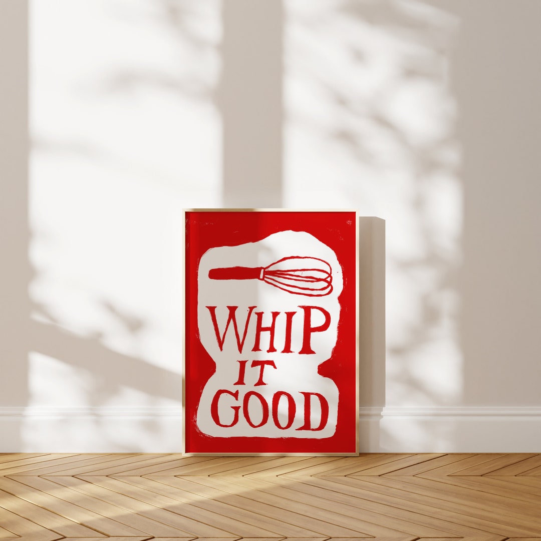 Kitchen Decor Cooking Art Kitchen Wall Art Print Minimalist Chef Art ...
