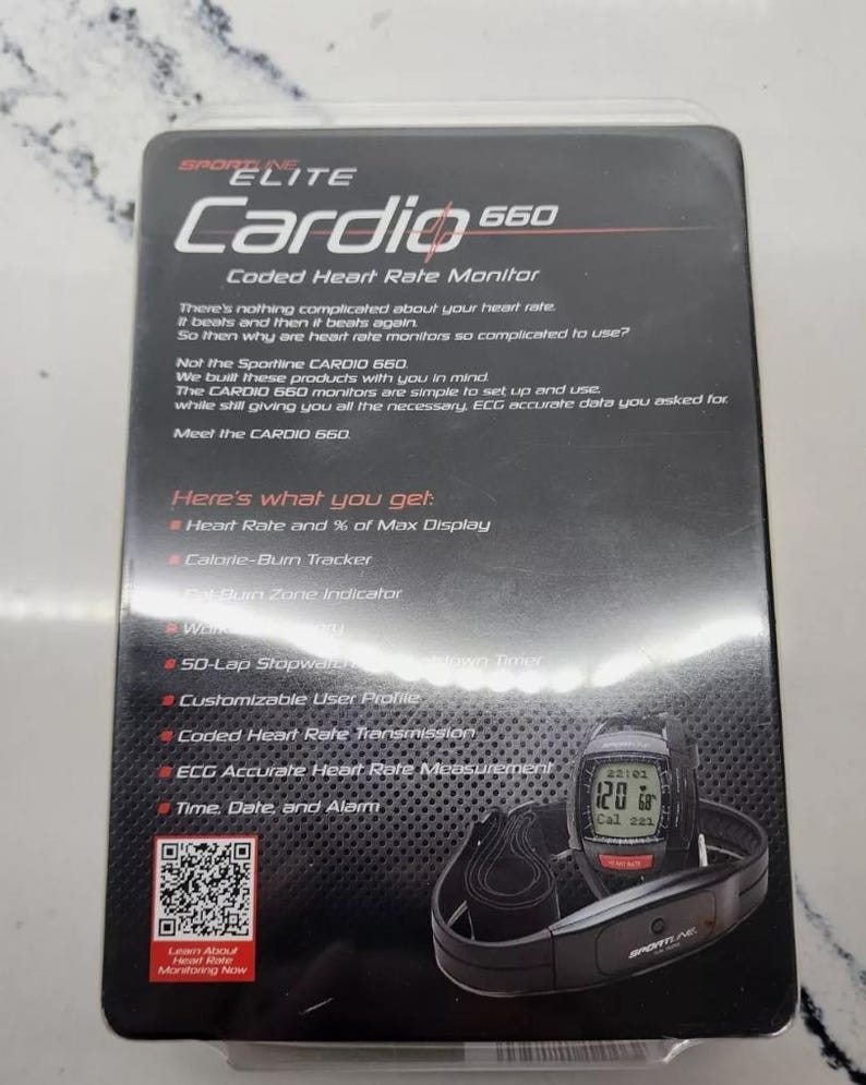 NEW Sportline Cardio 660 Coded Heart Rate Monitor. New Sealed - Etsy