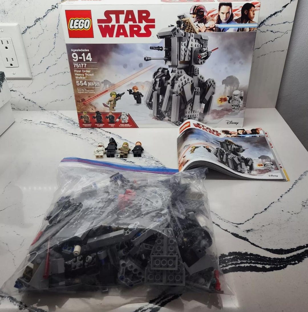 LEGO Star Wars: First Order Heavy Scout Walker (75177) Complete - Etsy