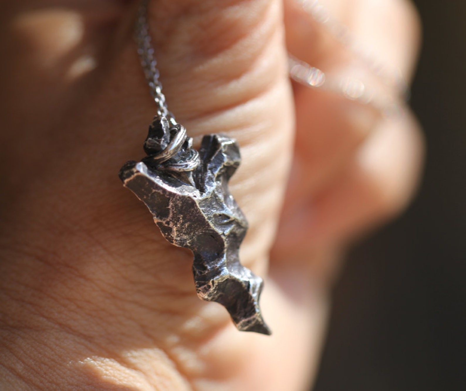 Curved Blade Pendant, Curved Arrowhead, Sterling Silver Necklace - Etsy