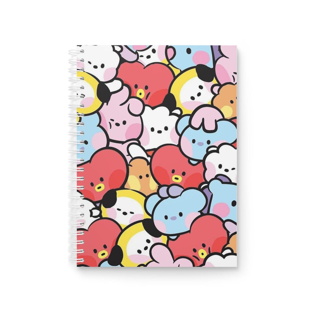Spiral Notebook Bts21 - Etsy