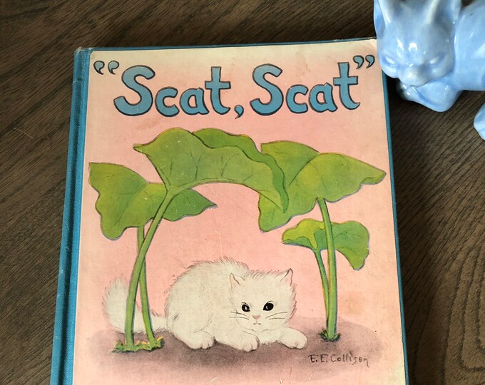 First Edition, Scat Scat by Sally R. Francis, Illustrated Kitty Cat ...