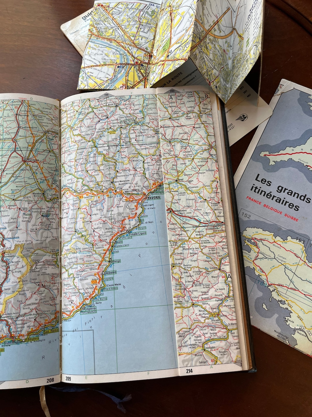 1969 Guide De La Route, French Maps, Carte Des Autoroutes - Etsy