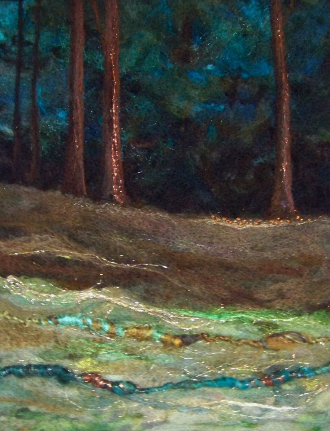 No.690 Forest Walk - Needlefelt Art Xlarge - Etsy